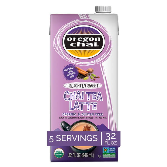 Oregon Chai Slightly Sweet Chai Tea Latte Concentrate