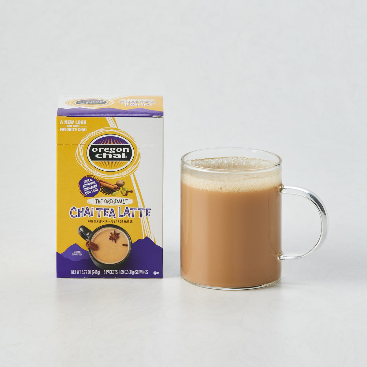 Oregon Chai Original Dry Chai Latte Mix - Single Serves