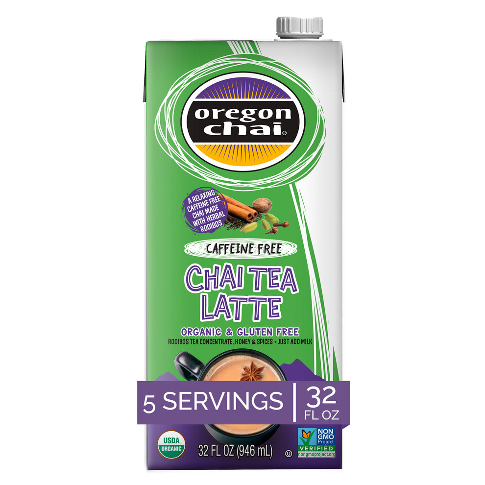 Oregon Chai Caffeine Free Chai Tea Latte Concentrate